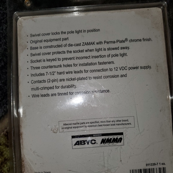 attwood | Other | Stow Away Plug In Light Base | Poshmark